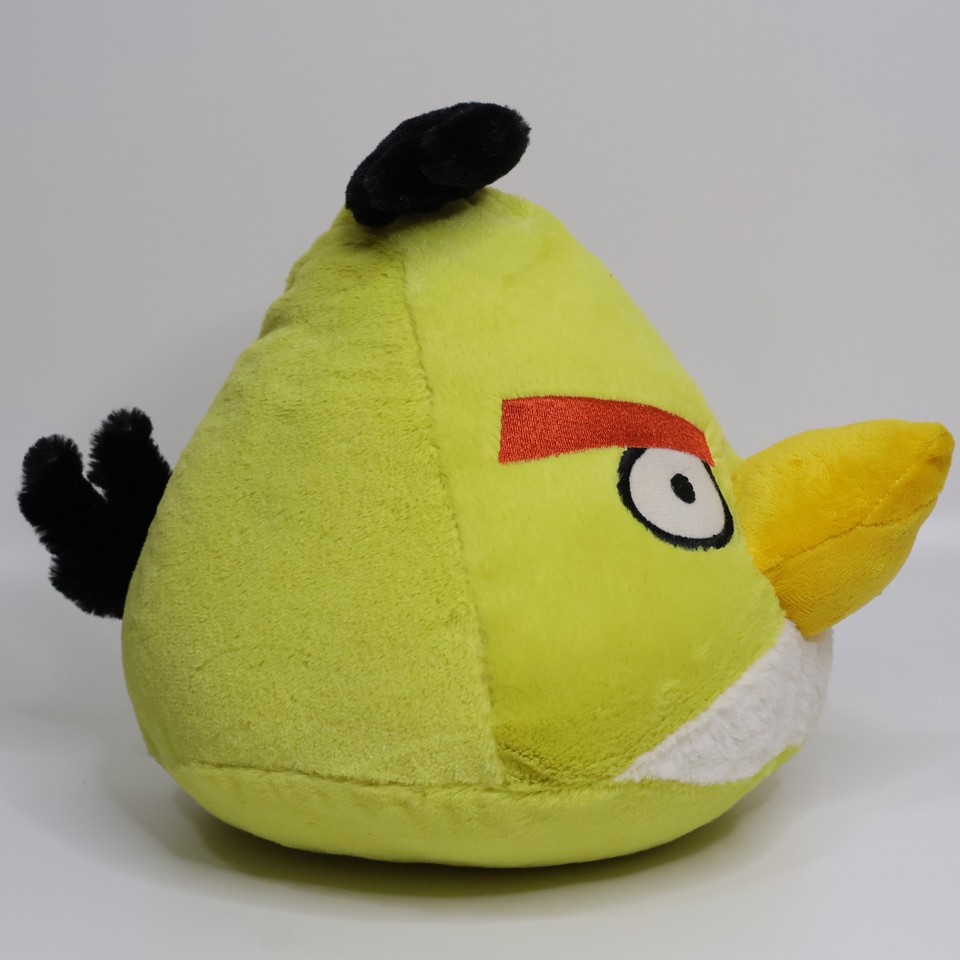 Angry Birds Chuck Yellow Bird Plush Toy | 10" 2011 CWT Good Stuff Toys ...