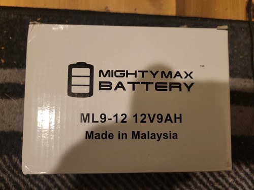 Mighty max Battery ML9-12 12V9AH local pickup only | eBay