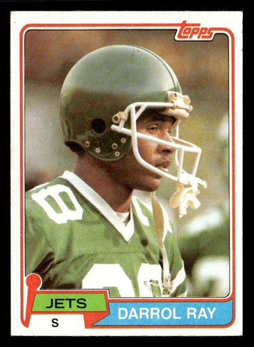 Darrol Ray 1981 Topps Rookie Card #78 New York Jets | eBay