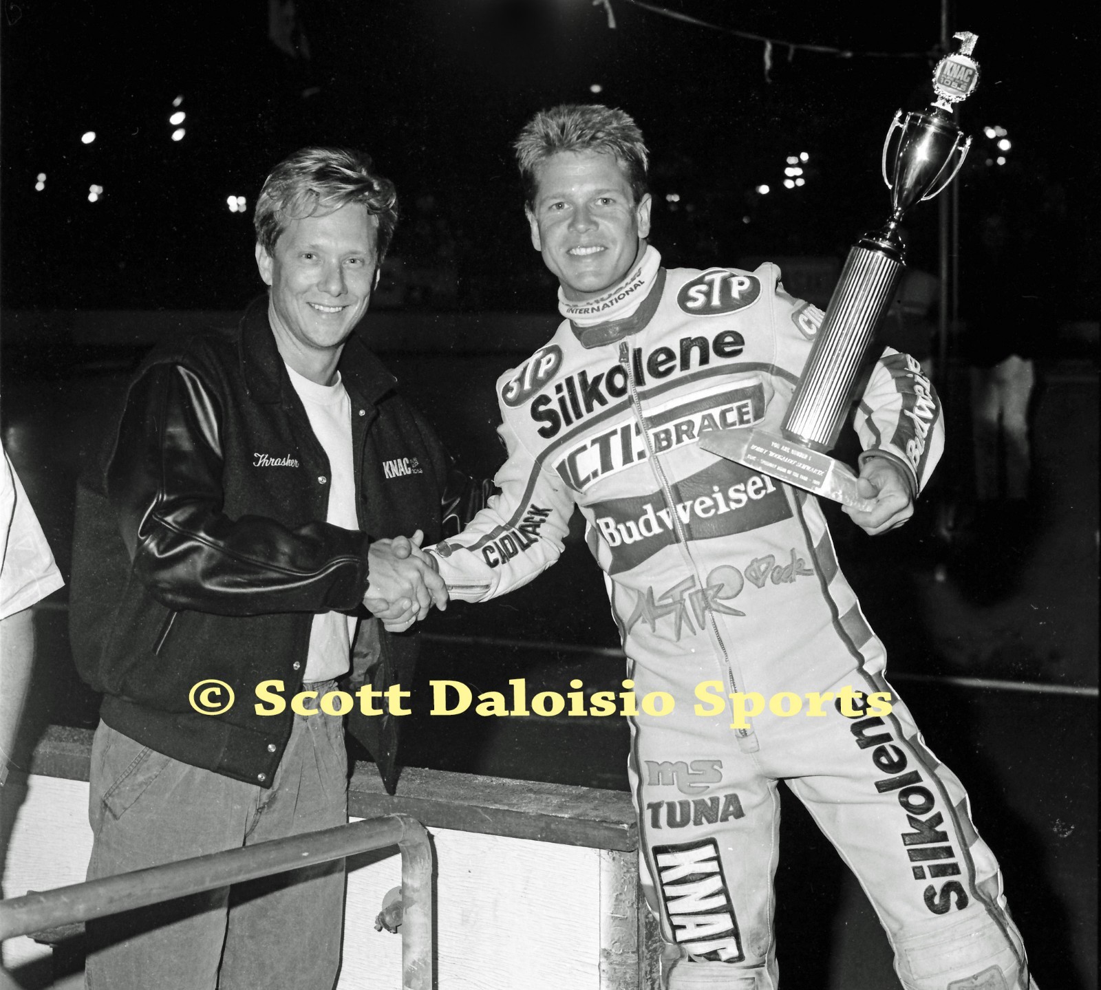 1988 BOBBY SCHWARTZ 8 x 10 COSTA MESA SPEEDWAY MOTORCYCLE PHOTO KNAC | eBay