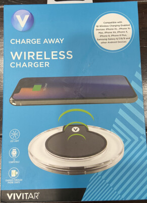 Vivitar Wireless Charger for Universal Smart Phones, Led Light USB | eBay