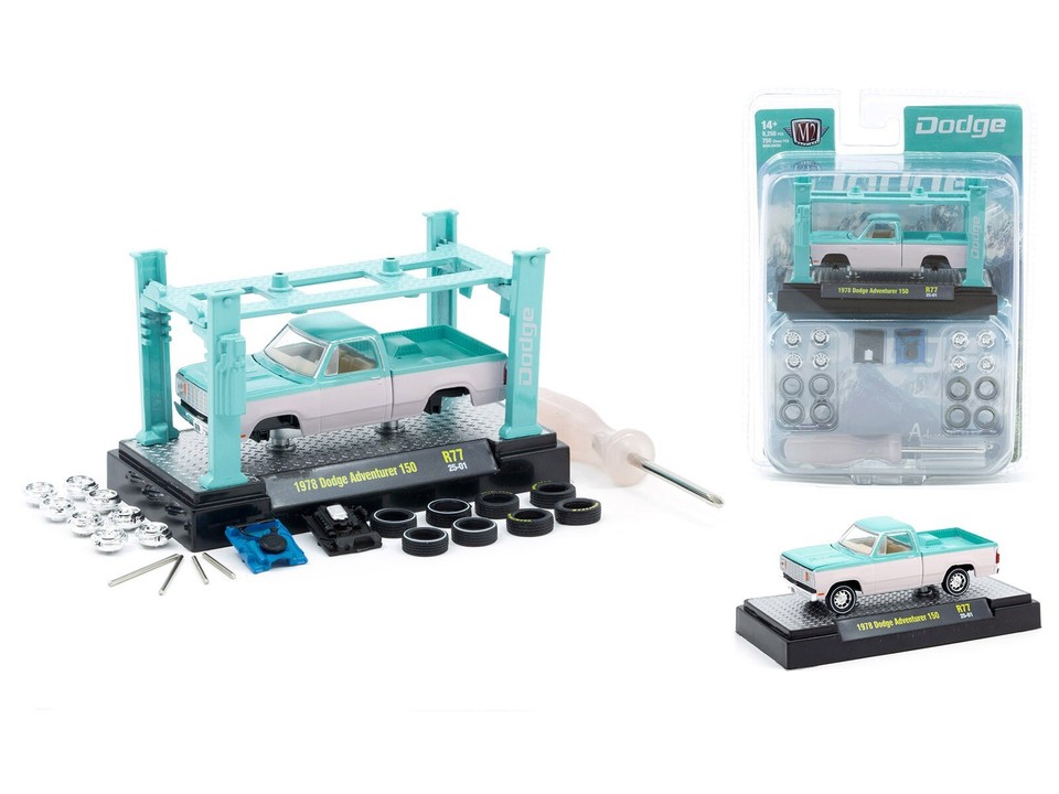 MODEL KIT RELEASE 77, 3 PIECE CAR SET 1/64 DIECAST MODELS M2 MACHINES ...