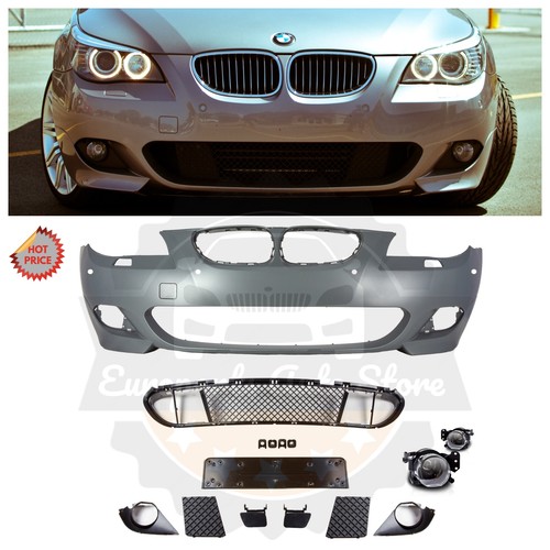 E60 MTECH STYLE FRONT BUMPER W/ CLEAR FOG LIGHTS FOR BMW 2008-09 SEDAN ...