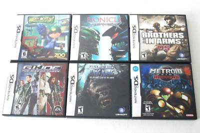Nintendo DS Shooter Games Lot Metroid Prime Hunters Bionicle Heroes ...
