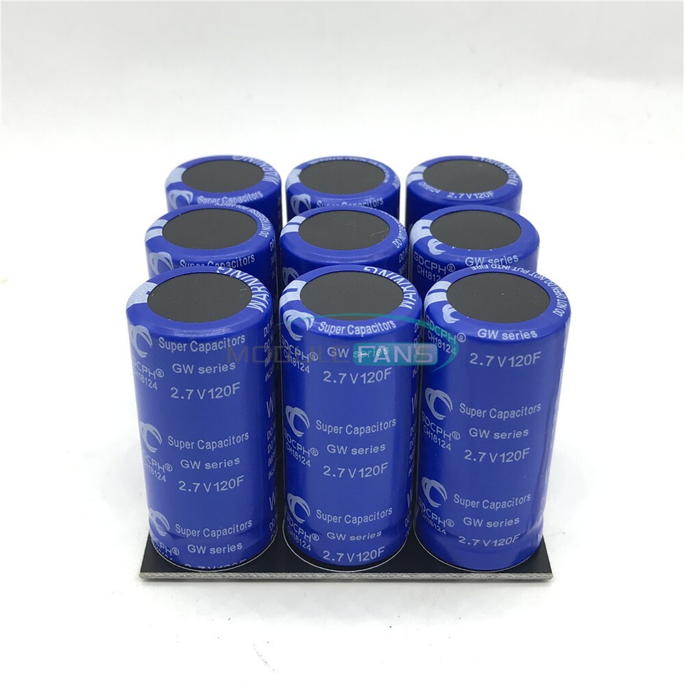 13.3F 24V 2.7V 120F Farad Capacitor Super Capacitor With Protection ...