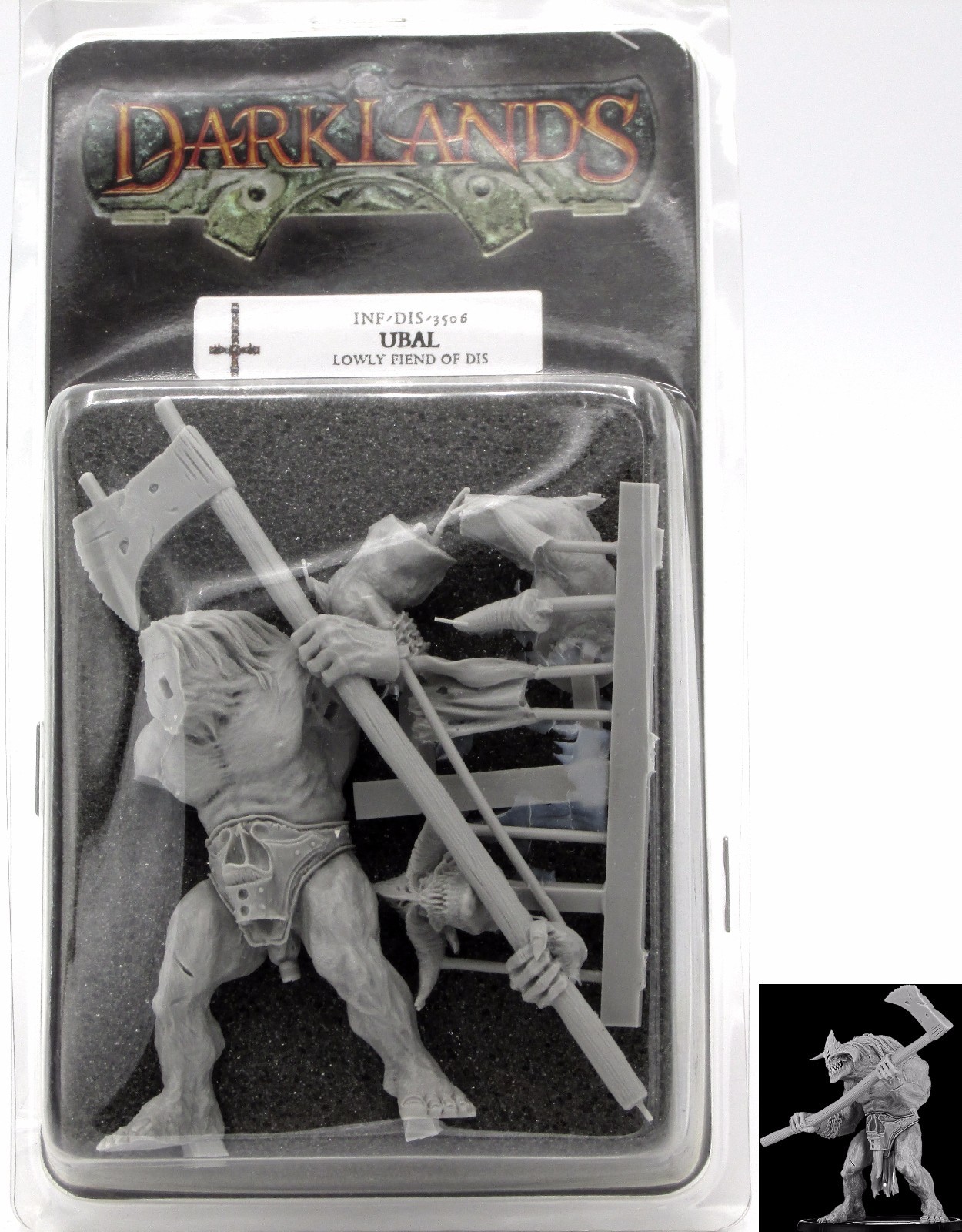 Darklands INF-DIS-3506 Ubal Lowly Fiend of Dis Demon Warrior Infernii ...