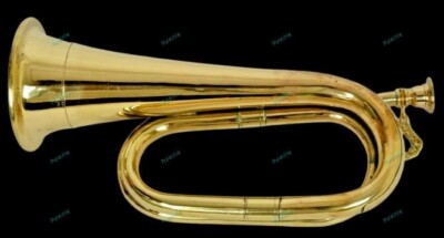 Musical Instruments Brass Bugle Classy Old School Orchestra Band Bugle ...