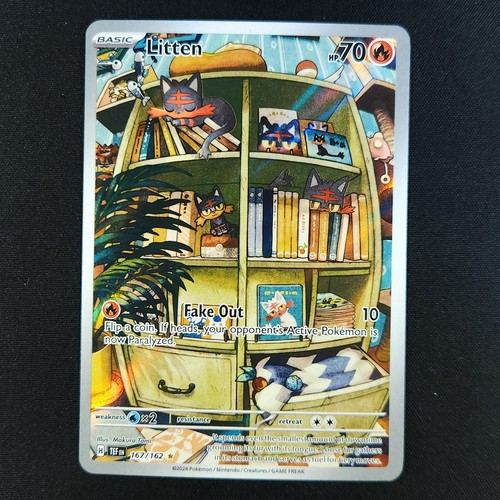 Litten 167/162 - Temporal Forces - Pokemon Card | eBay