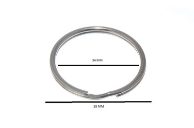 Split Key Rings 38mm 1 1/2 Inch Nickel Plated Steel Pack Of 10 | eBay ...