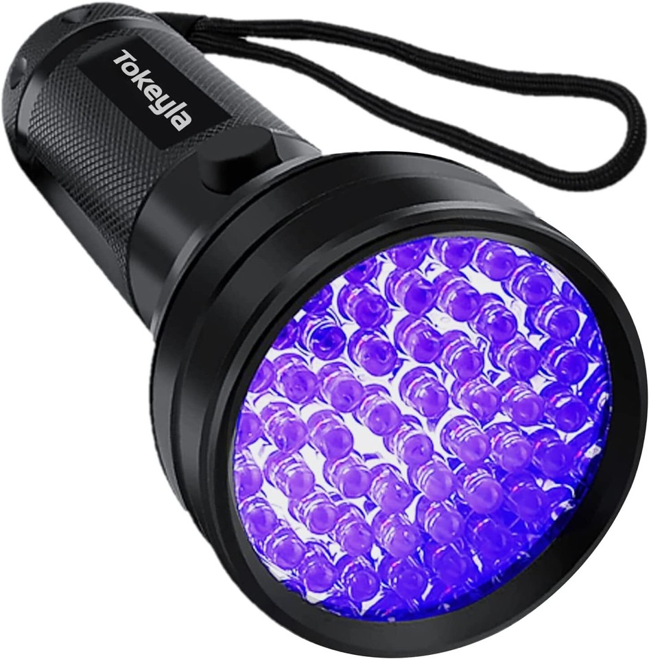 Purple Light UV Ultraviolet Flashlight Light 51 LED BlackLight 395nM ...