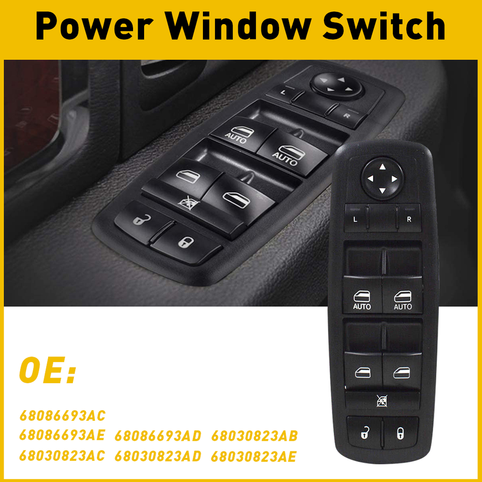 For Jeep Grand Cherokee Dodge Car Power Window Master Control Switch ...