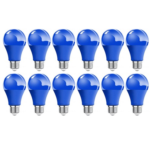 12 Pcs E27 Screw Cap LED Bulb SMD 2835 5W Blue Energy Saving Bulbs for ...