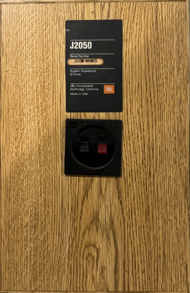JBL J2050 Bookshelf Speakers (Pair) - Wood Grain | eBay