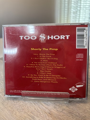 Too Short Shorty The Pimp CD 1992 Original Release | eBay