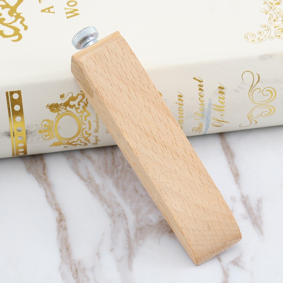 Wooden Sandpaper Retaining Block Triangle Shape for Work Sanding | eBay ...