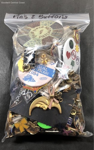 1lb. 14.1oz. Fashion Pins/buttons Mix Lot | eBay