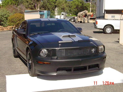 Colgan Front End Mask Bra 2pc. Fits Ford Mustang Shelby GT 2007-2009 W ...