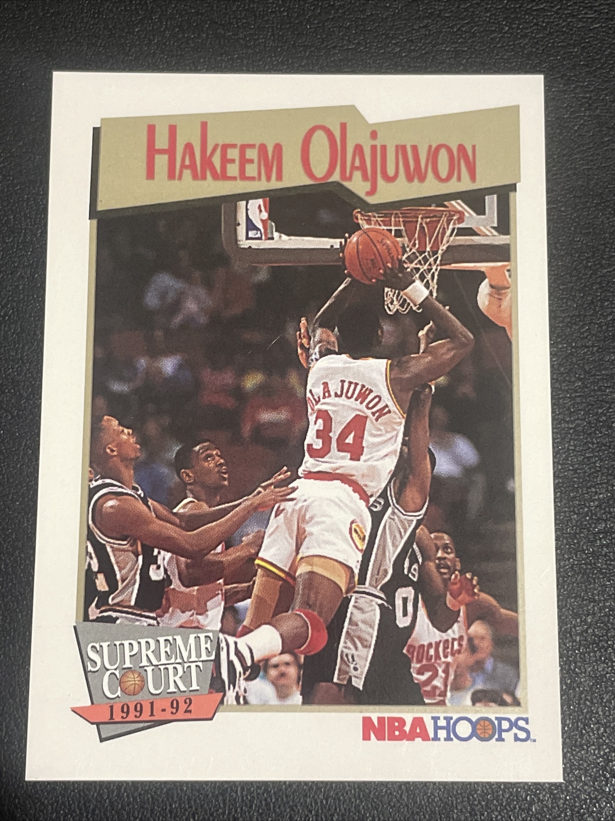 1991-92 NBA Hoops HAKEEM OLAJUWON Supreme Court #467 | eBay