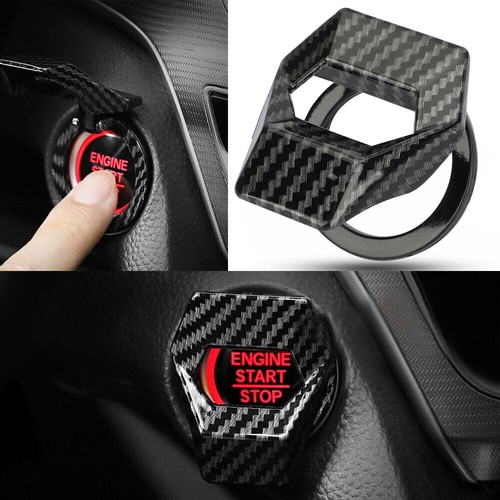 Engine Start Stop Push Button Cap Switch Cover Universal Car Decorative ...