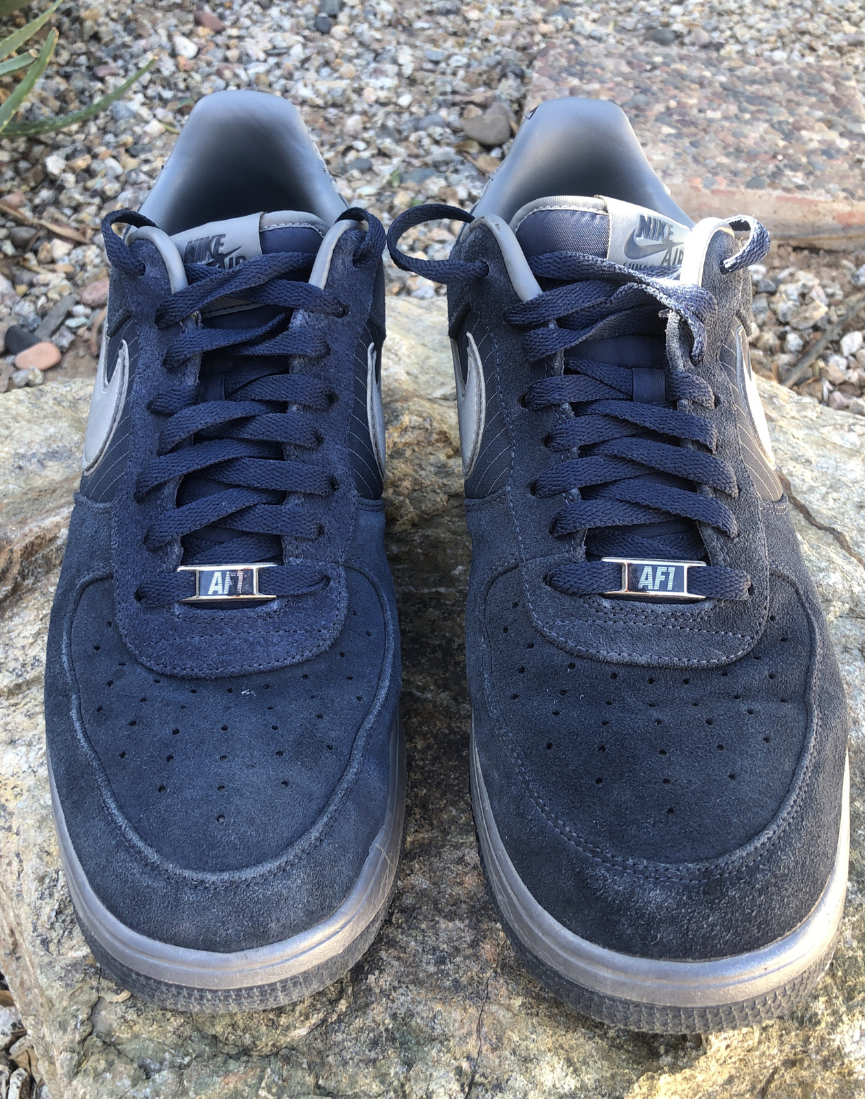 NIKE AIR FORCE 1 AF1 Lunar City 'City Pack' Blue Silv… - Gem