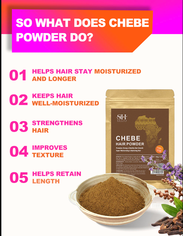100% African Chebe Powder 100% Natural ingredients 100 Grams (USA ...