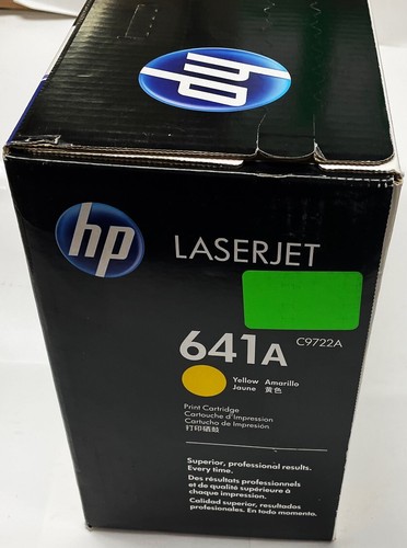 HP 641A Yellow Original Toner Cartridge - C9722A | eBay