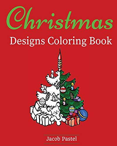 Christmas Designs Coloring Book: Christmas Coloring, Pastel ...