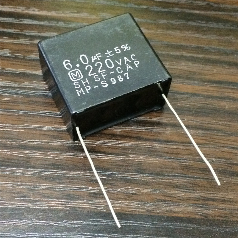 2pcs 605J 220V 6uF P28 5% Panasonic ECQ-U Box Type Metallized Film ...