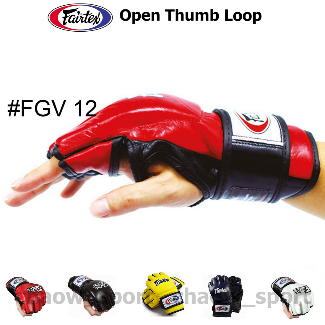 Open Palm Fairtex Mma Gloves Fgv 12