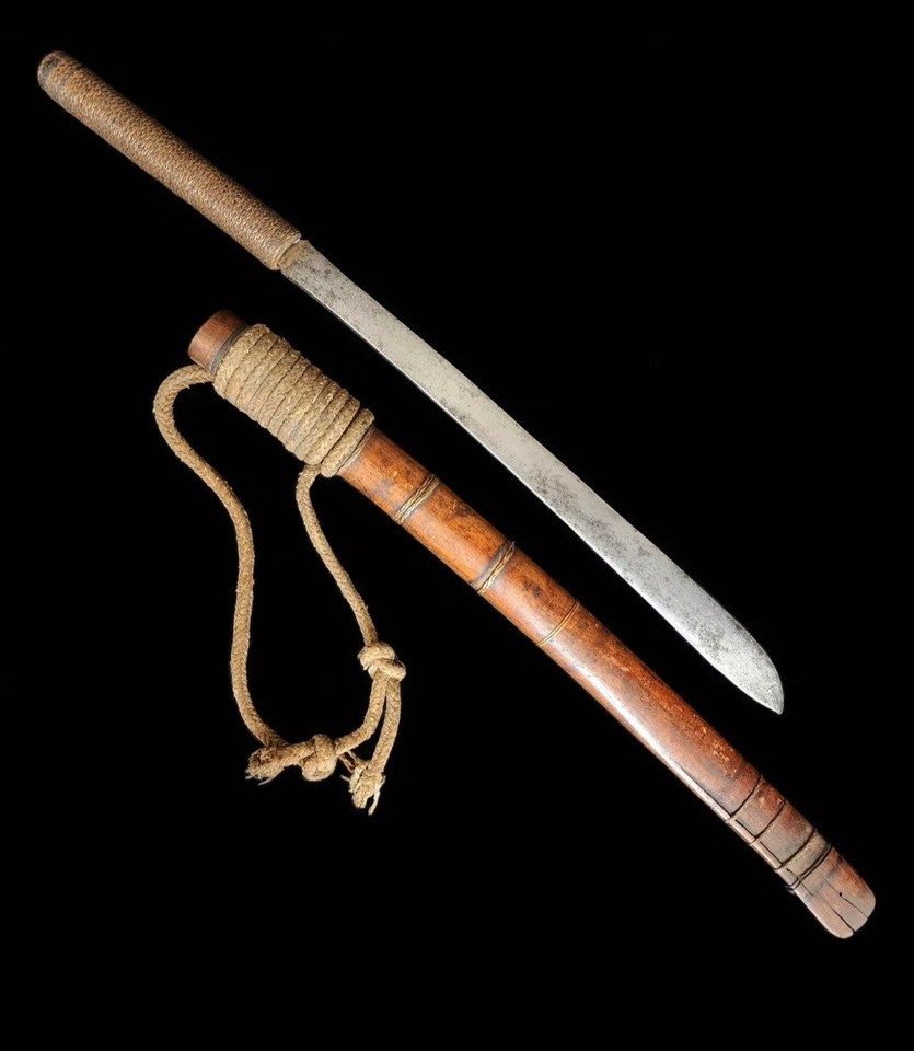 Dha Shay Asian Sword From Burma Myanmar Thailand Laos | eBay