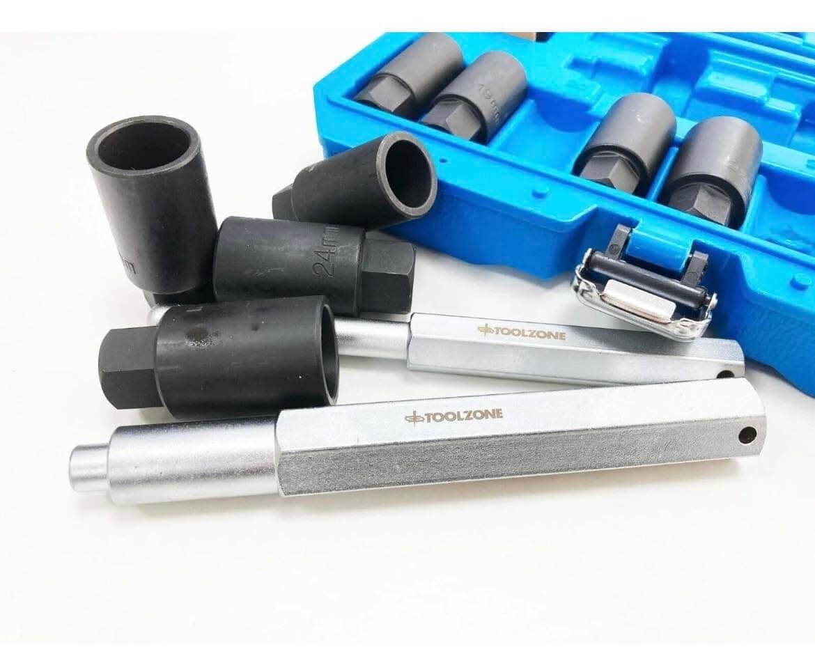 Toolzone Locking Wheel Nut Removal Sockets 10pc (socket , alloy wheels ...