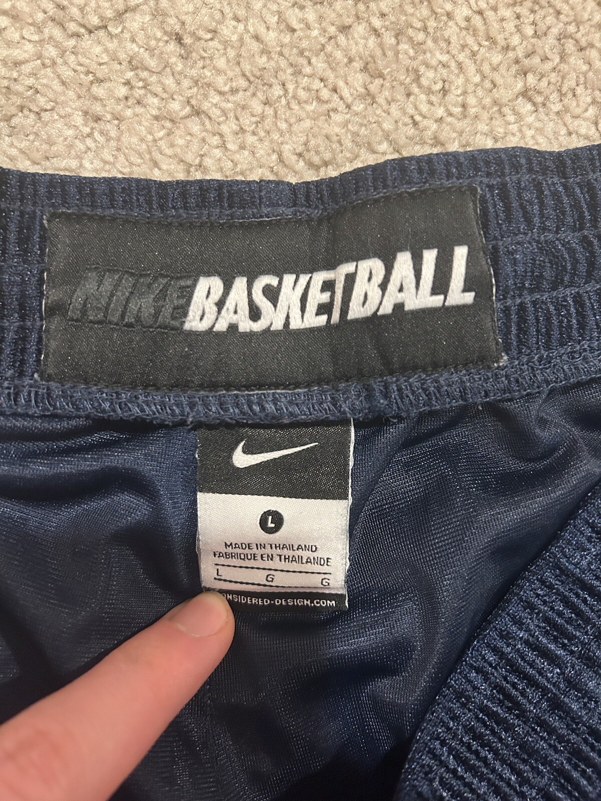 Rare Vintage Nike Basketball Dazzle Shorts Silky Shiny Blue Size L ...