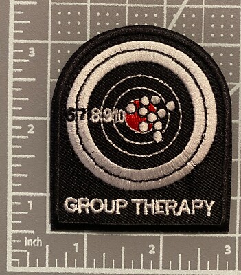 Group Therapy Target Practice Tactical Shooter 3in Patch Iron / Sew-On ...