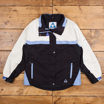 Vintage Gerry Windbreaker Jacket M Gorpcore Full Zip White Outdoor ...
