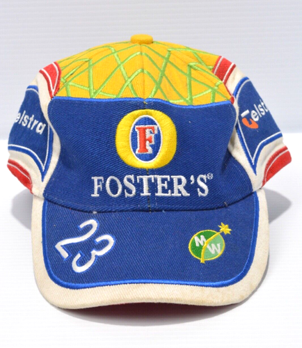 Mark Webber #23 Foster's Telstra Limited Edition Vintage Hat Cap ...