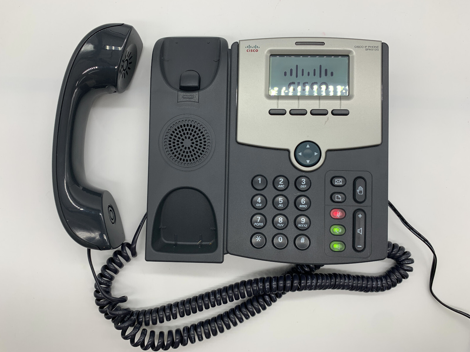 Cisco SPA512G 1-Line IP Phone with 2-Port Gigabit Ethernet Switch, PoE ...