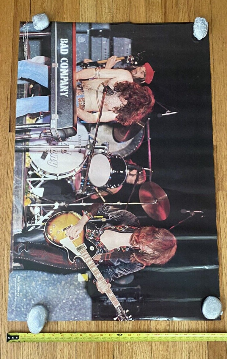 Rare One Stop Posters 1977 Bad Company # 100 Paul Rodgers Original 35"X ...