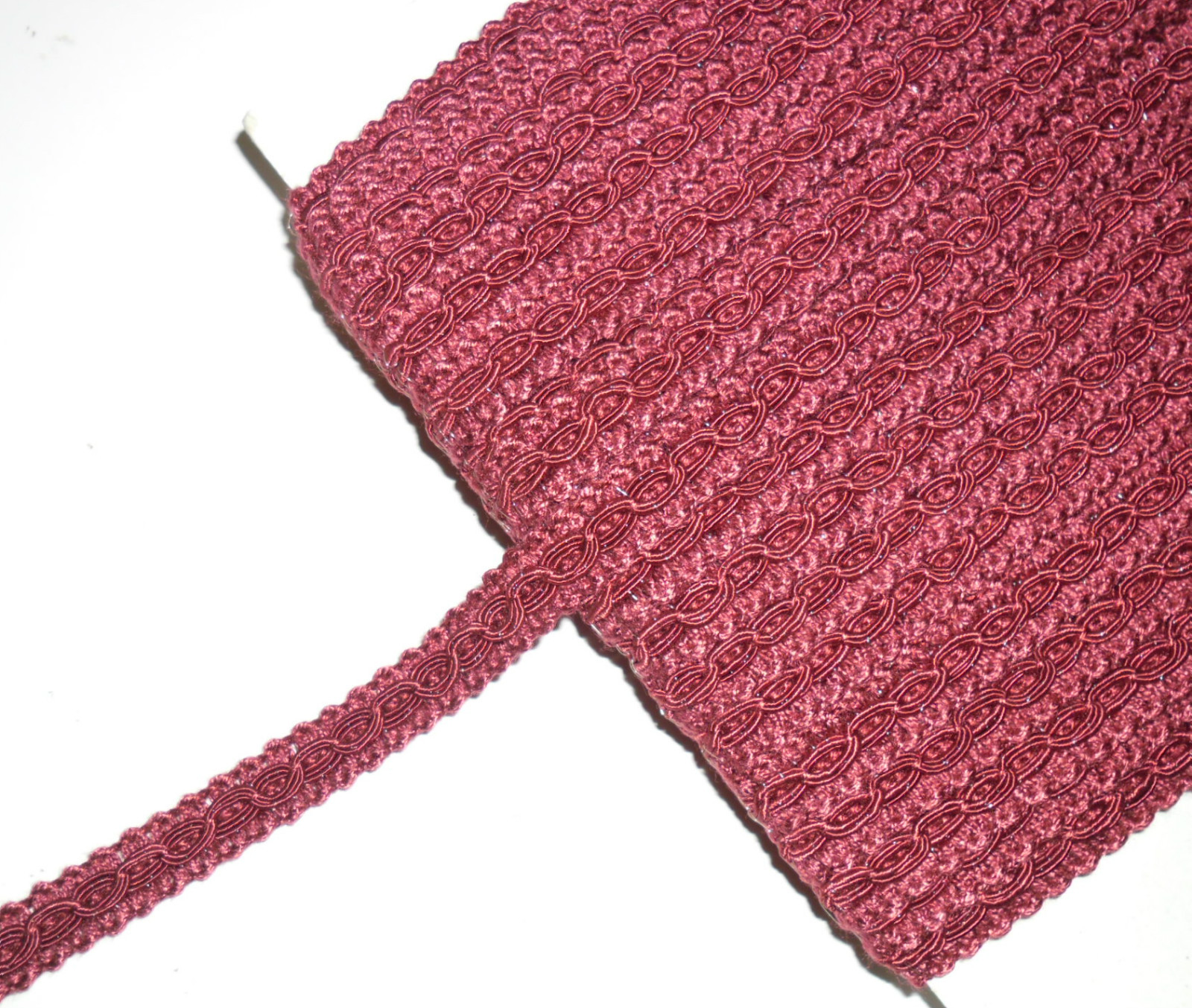 STUNNING BRAID GIMP/ EDGING TRIM 12MM WIDE X2 MTRS, VARIOUS COLOURS ...