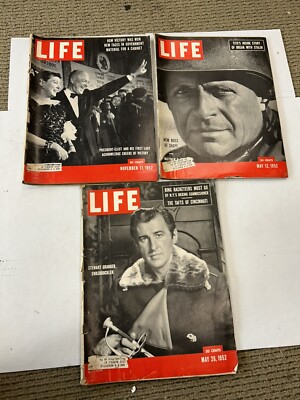 LIFE MAGAZINES November 17, 1952 May 12, 1952 May 26, 1952 VINTAGE ADS ...