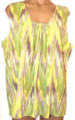 Apostrophe stretch XL tank top blouse | eBay