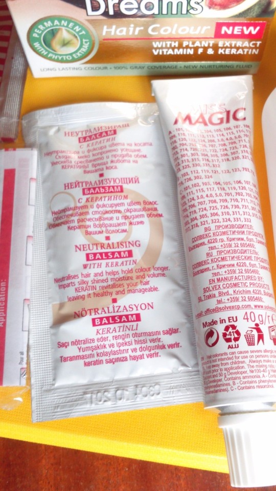 Miss Magic Intensive Color Unisex Cream with Avocado oil Hair Color ...