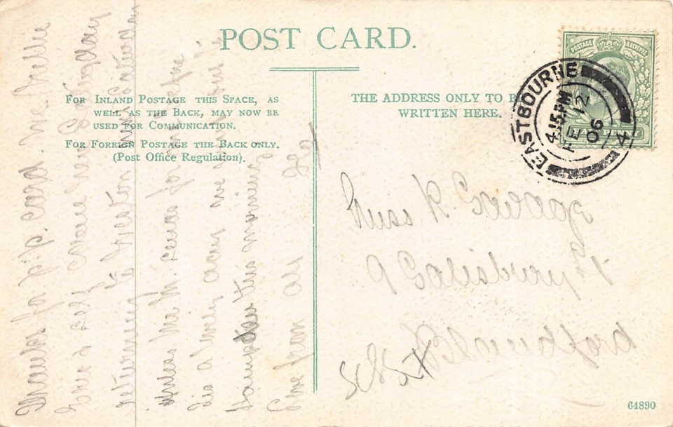 Early Postcard Beachy Head Lighthouse Posted c1906 (3) | eBay
