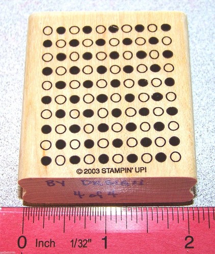 Dots Circles Background it's like Polka Dots Single Stamp Stampin Up By ...