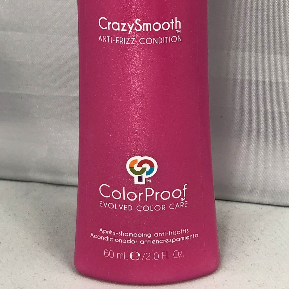2 Pack - ColorProof Crazy Smooth Anti Frizz Conditioner 2oz | eBay