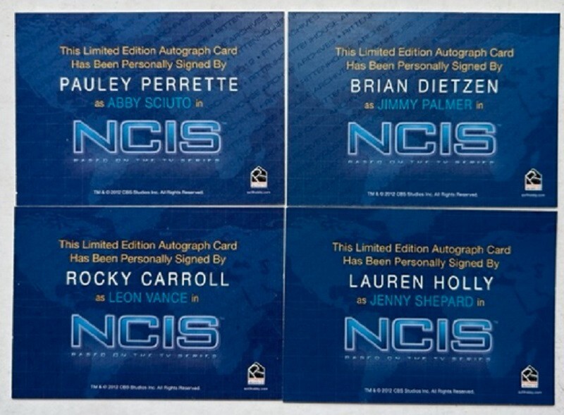 2023 NCIS Autographs Expansion Packs Master Set, 12 Cards by ...