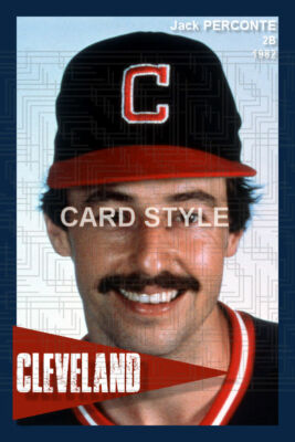 Jack Perconte - 1982 Cleveland baseball - choose a size - full color ...