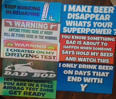 Bumper stickers Humor | eBay