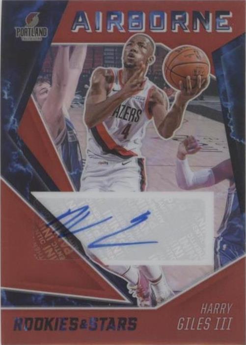 2020-21 Panini Chronicles - Airborne Signatures Harry Giles #AIR-HGI ...