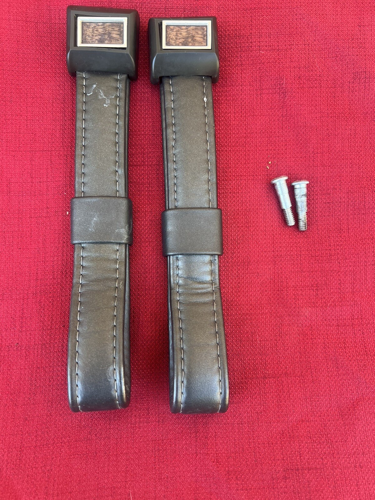 1968-1969 Lincoln Continental Interior B Pillar Door Pull Straps Dark ...