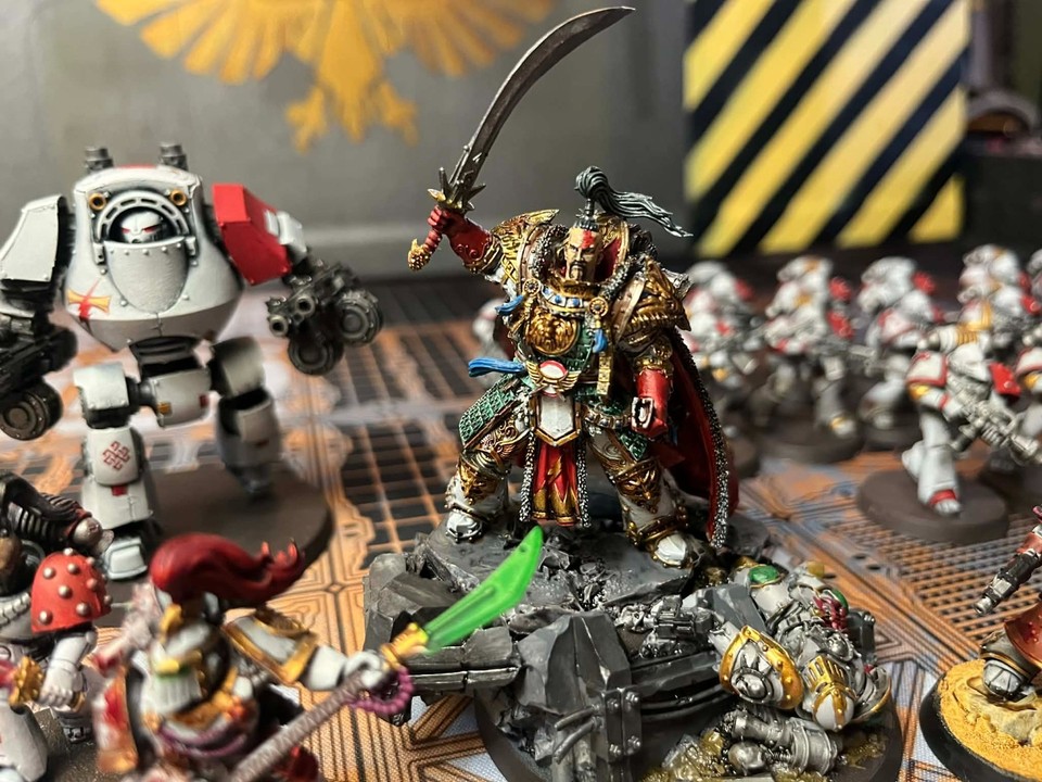 Horus Heresy 30k White Scars Army Painted with Jaghatai Khan | eBay
